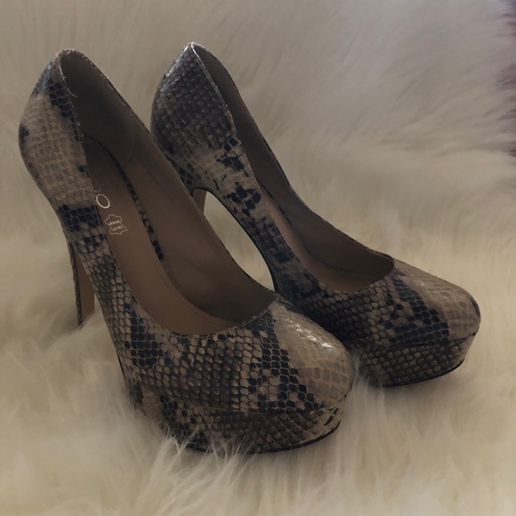 Aldo | Shoes | Aldo High Heels Snake Print | Poshmark